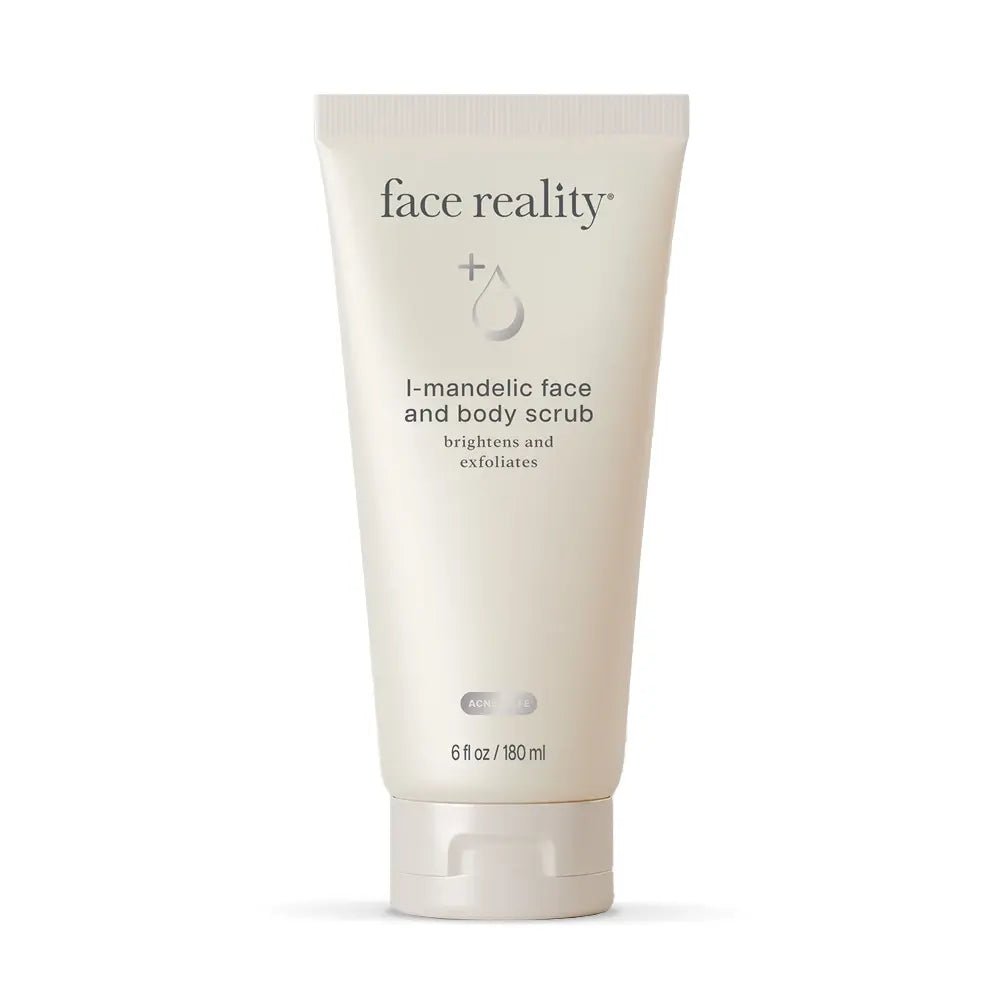 Face Reality L-Mandelic Face and Body Scrub for Clear, Smooth Skin ...