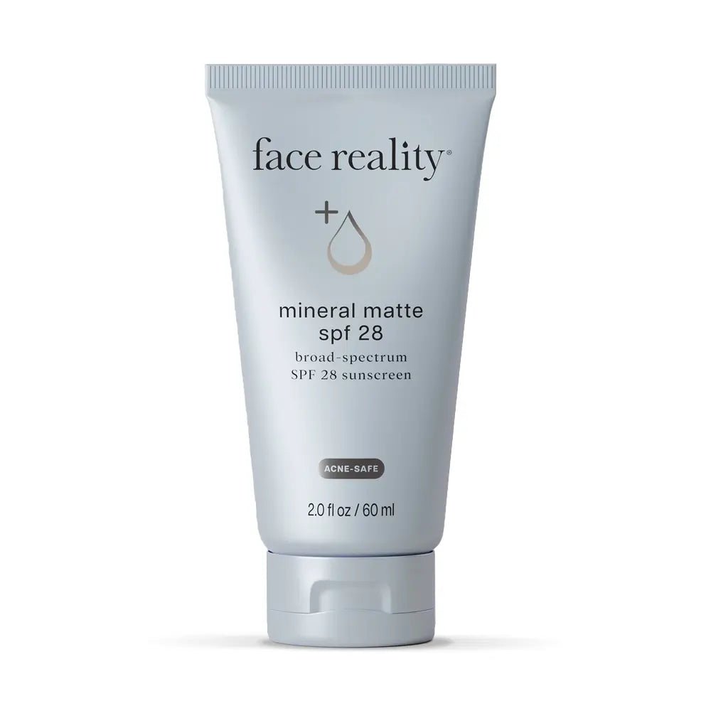 Face Reality Mineral Matte SPF 28 Lightweight Zinc Sunscreen – Your ...